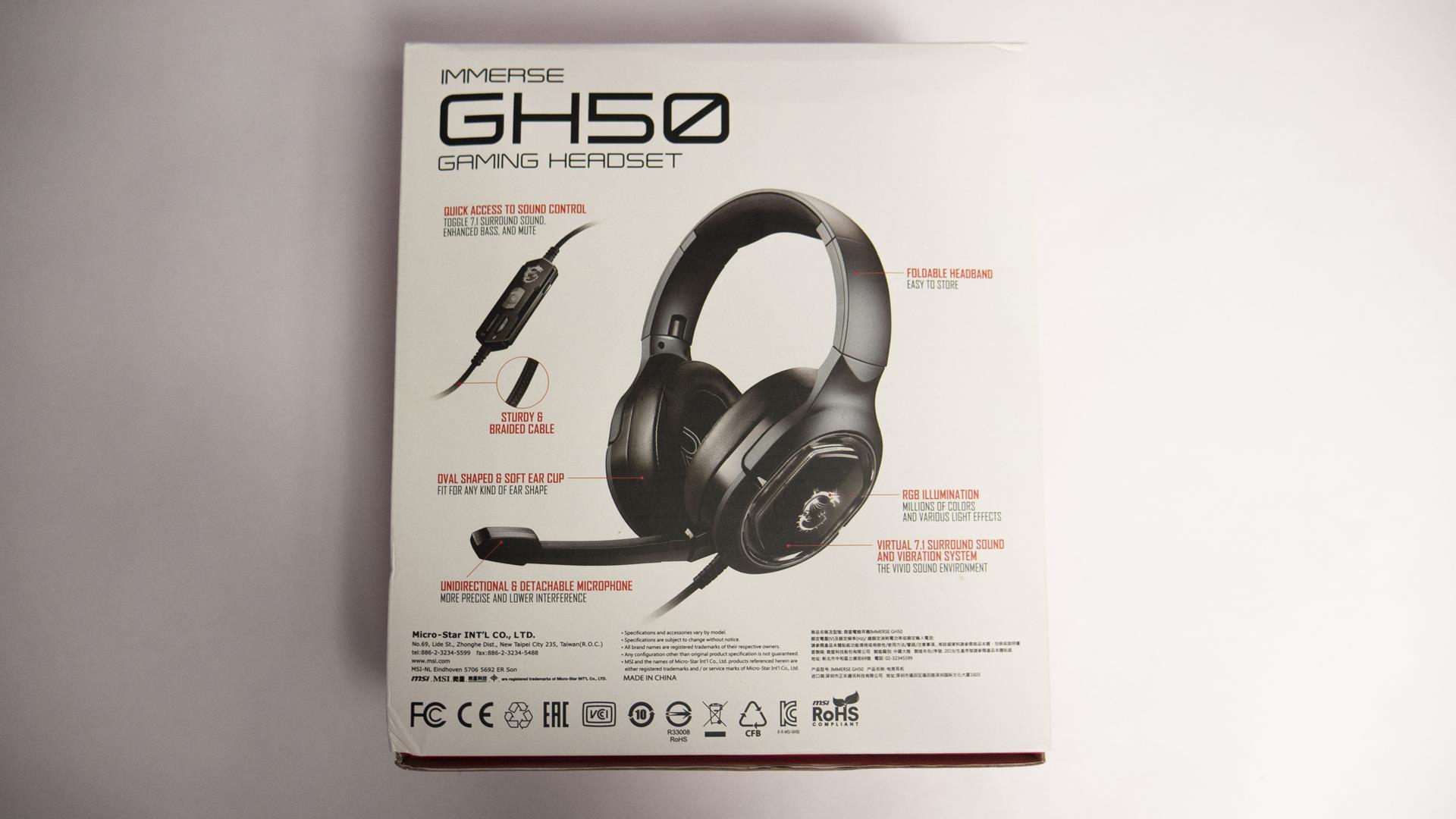 MSI IMMERSE GH50 GAMING HEADSET REVIEW - EnosTech.com