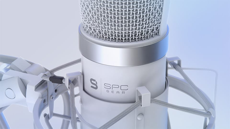 SPC Gear Announces Streaming Microphone SM950 ONYX White - Your New Mic ...